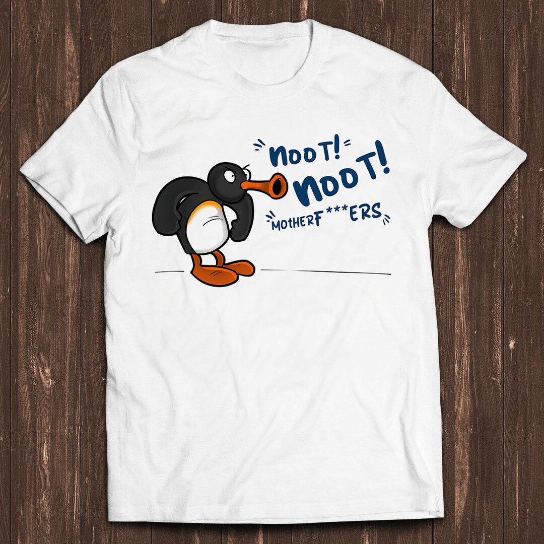 Angry Pingu Noot Noot Motherfcukers Cartoon Anime Style Gamer Cult Meme ...