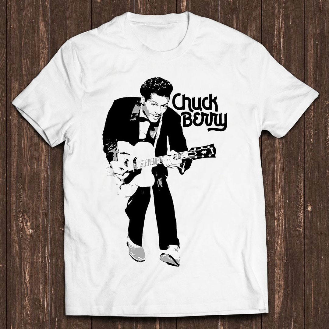 Chuck Berry Rack N Roll Legend Go Go Go Meme Funny Top Style Unisex ...