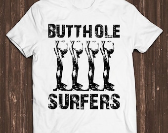 BUTTH0LE SURFER Worm T-shirt Band Shirt 80's 90's - Etsy
