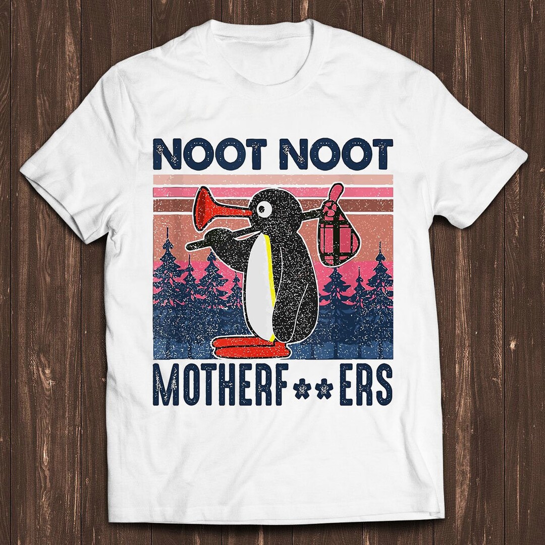 Angry Pingu Noot Noot Motherf***ers Funny Meme Gift Funny Unisex Gamer ...