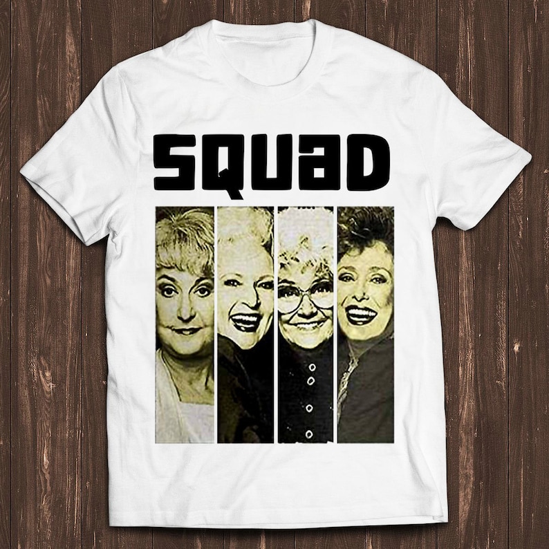 Golden Girls Squad 80s TV Series Meme Funny Top Style Unisex Gamer ...