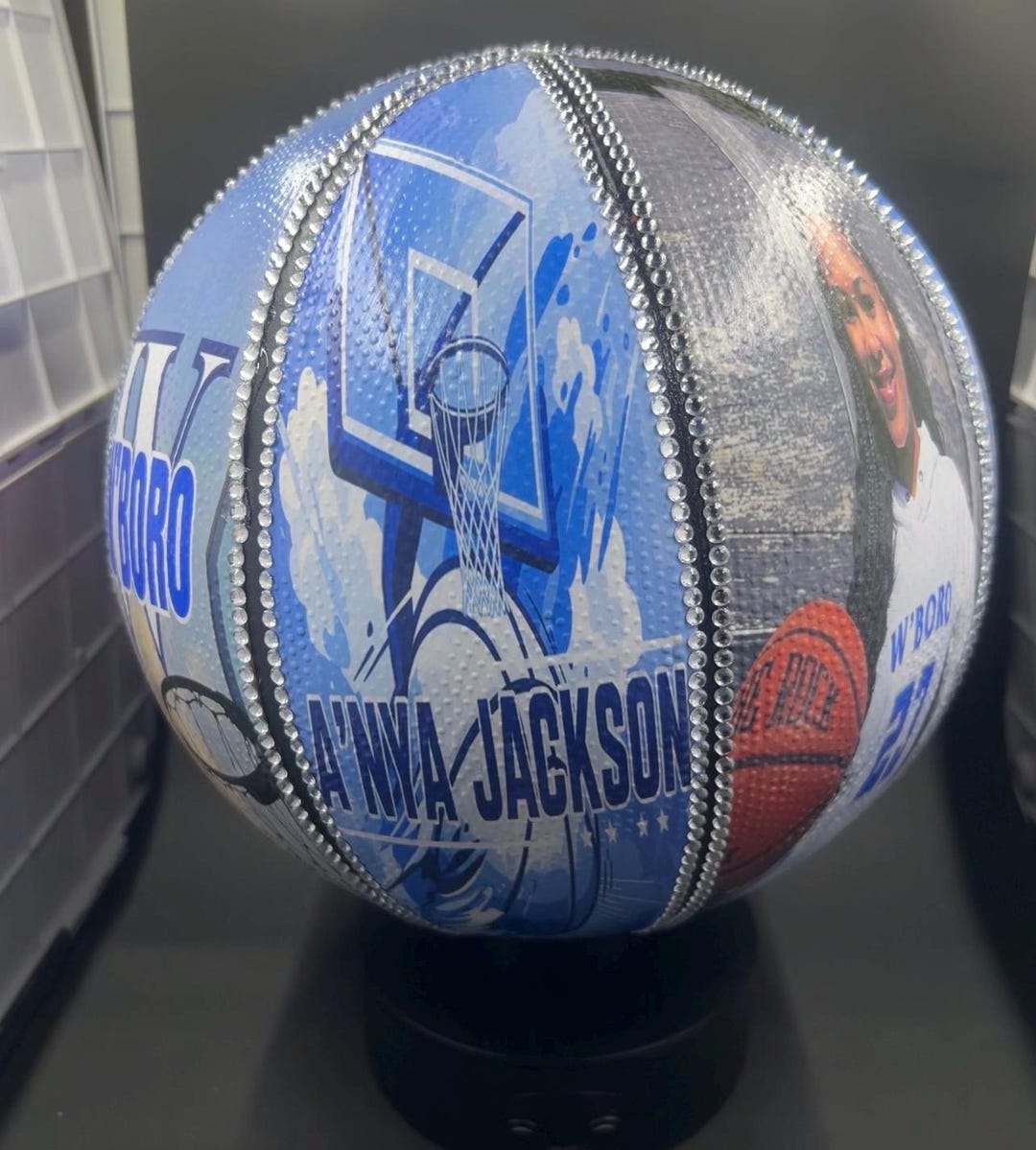 Personalized Custom Memorable Basketball; Custom Basketball; Senior ...