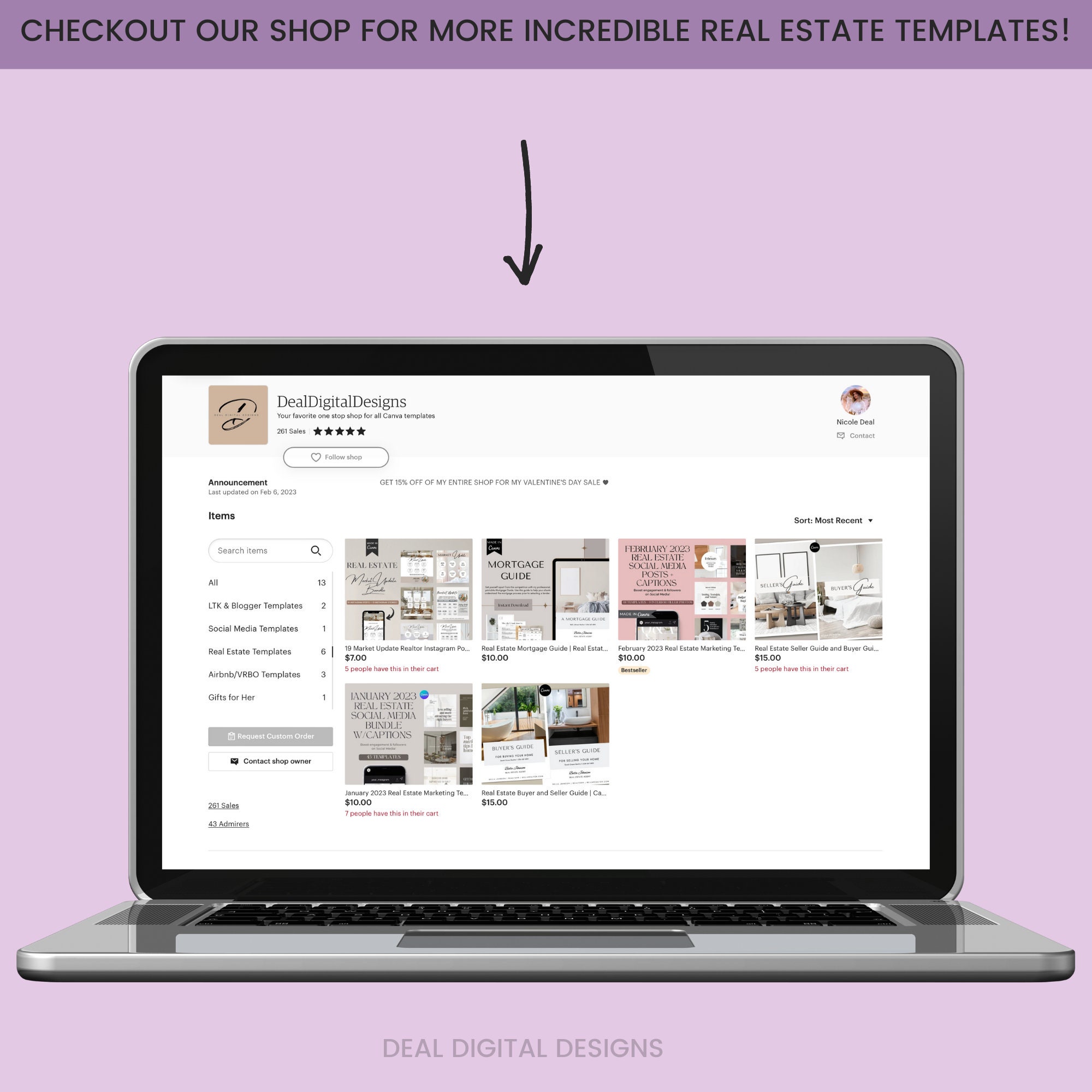 April Real Estate Marketing Templates With Matching Captions - Etsy