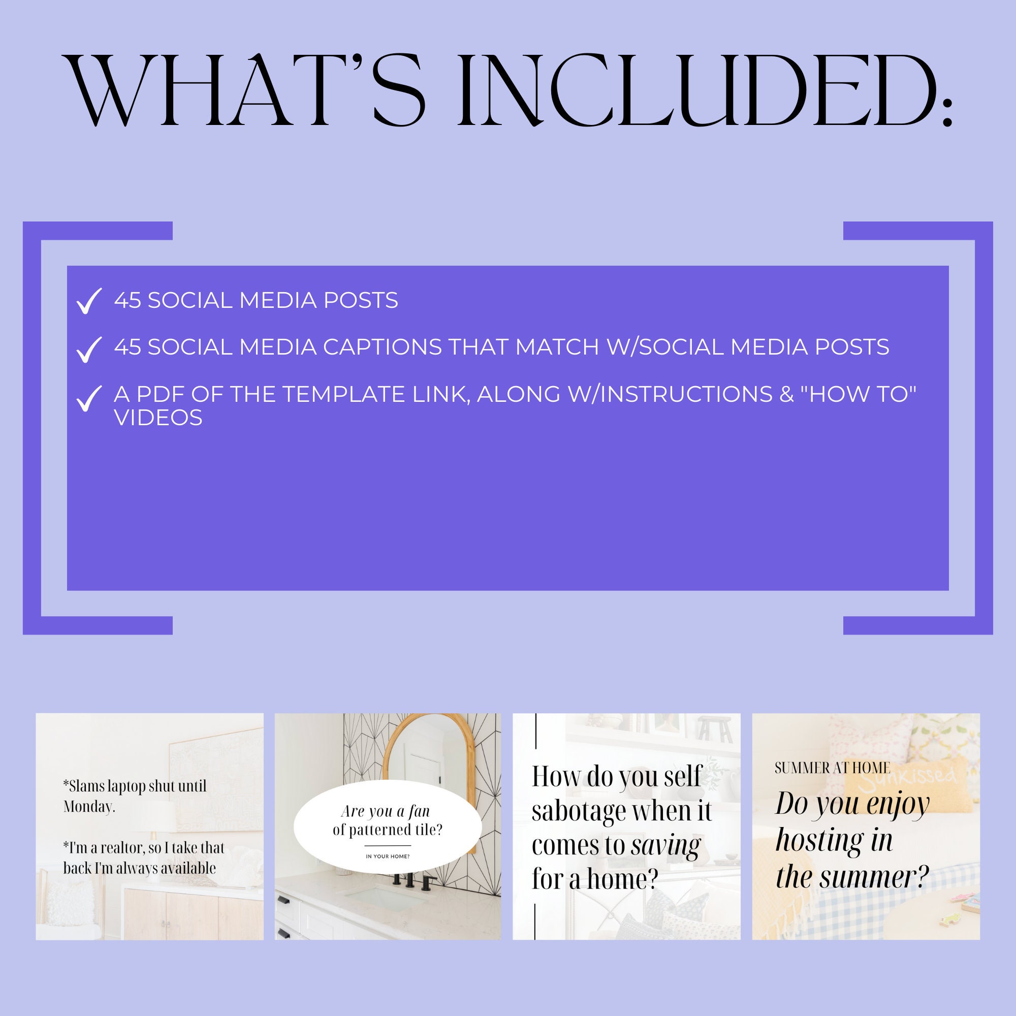 June Real Estate Social Media Posts | Instagram Posts With Captions ...