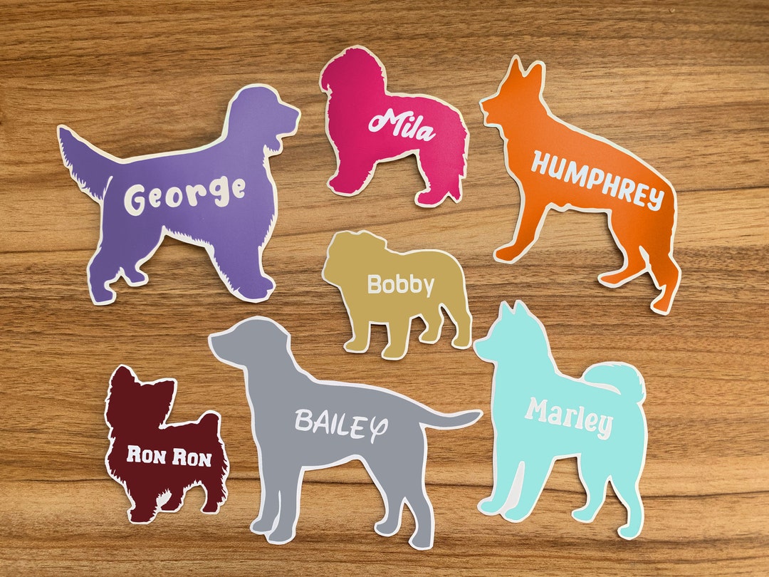 Personalized Stickerdog Namedog Breeds car Decalcup Stickerdog Mom ...