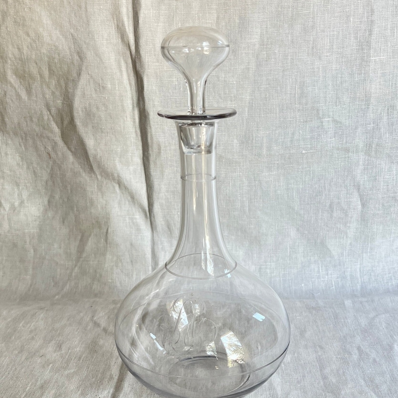 Hand Blown Decanter - Etsy