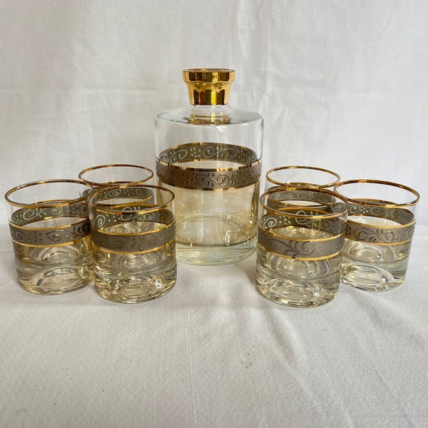 Mid Century Decanter - Etsy