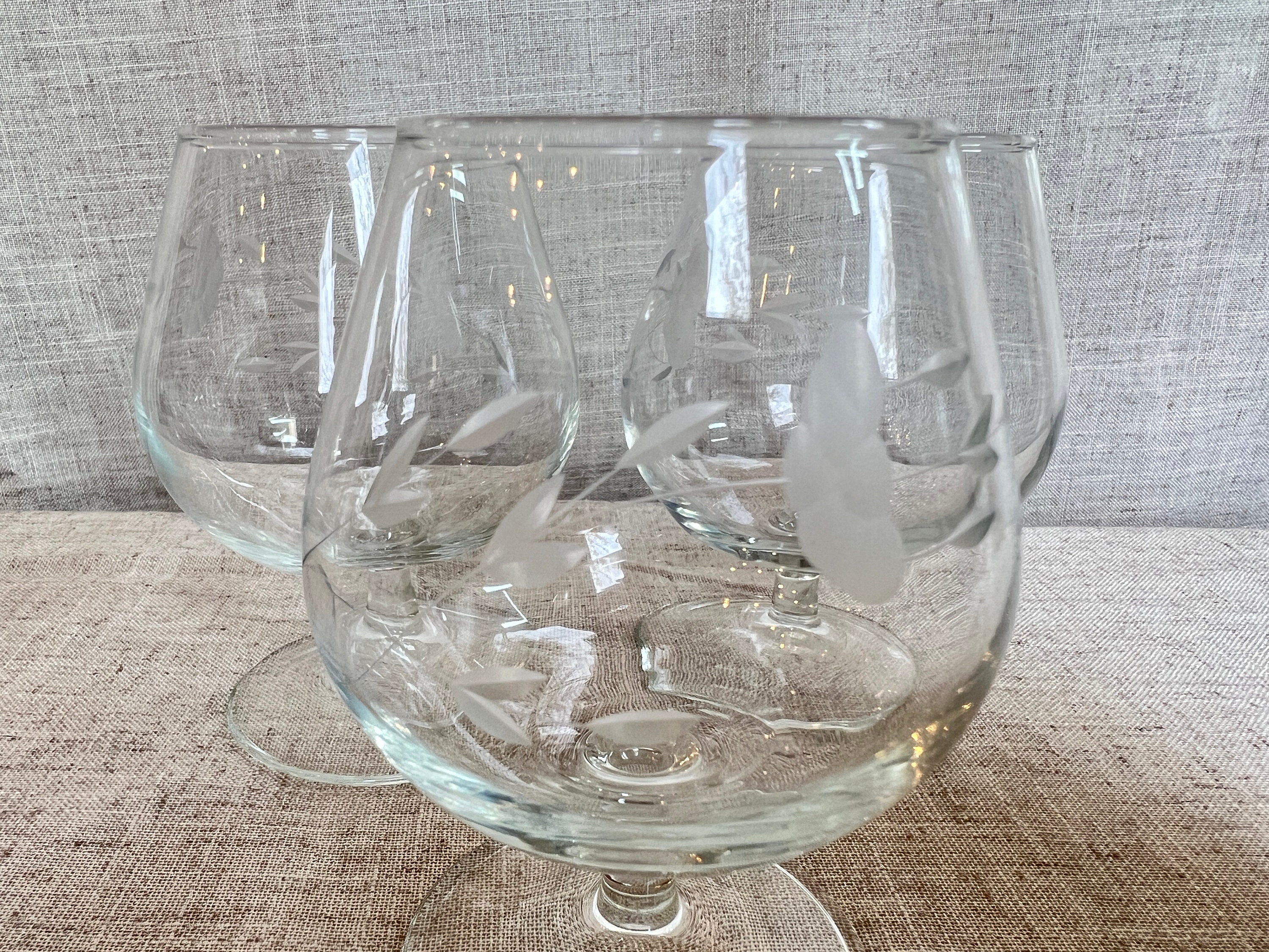 Vintage Princess House Heritage Crystal Glasses Crystal Etsy