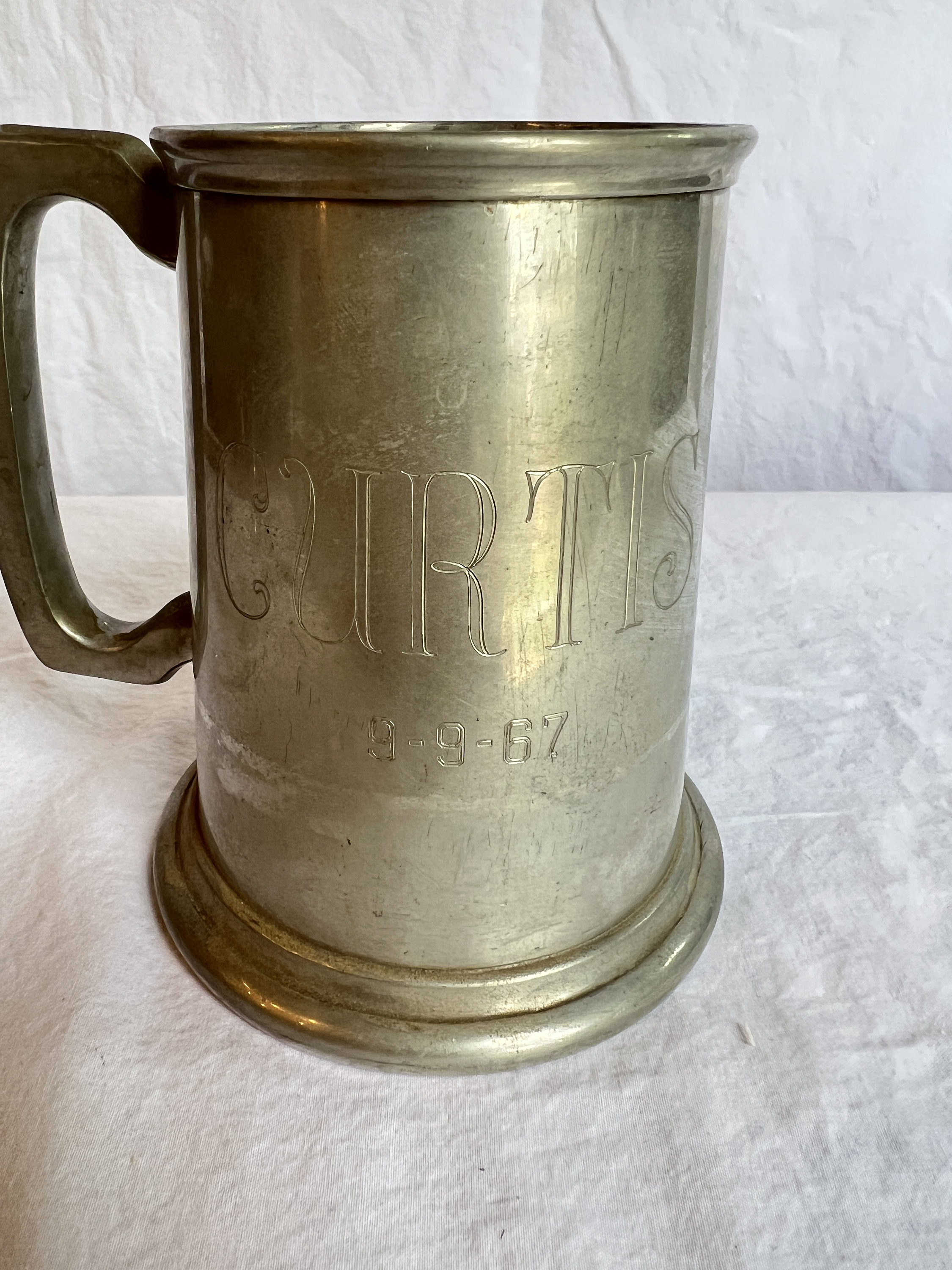 Vintage Sheffield England Pewter Glass Bottom Stein Sheffield - Etsy