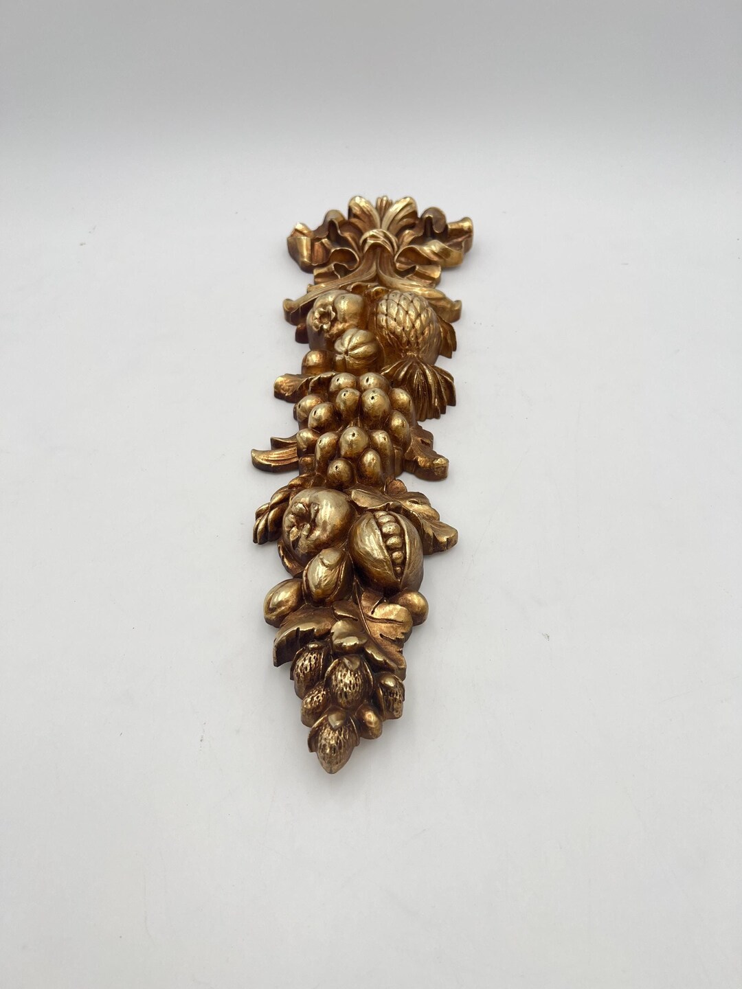 Vintage Homco Syroco Gold Fruit Wall Plaque: Hollywood Regency Decor - Etsy