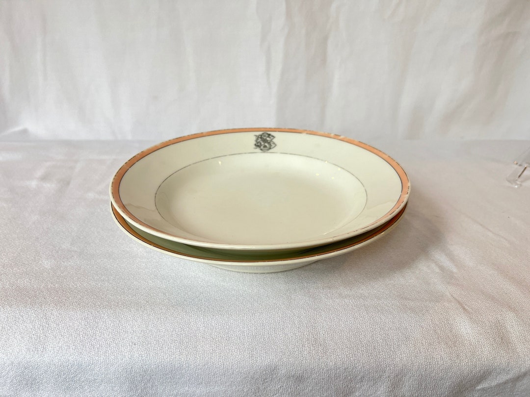 Antique CH Pillivuyt & Cie. Paris 1867 Medaille D’or Porcelain, Soup ...
