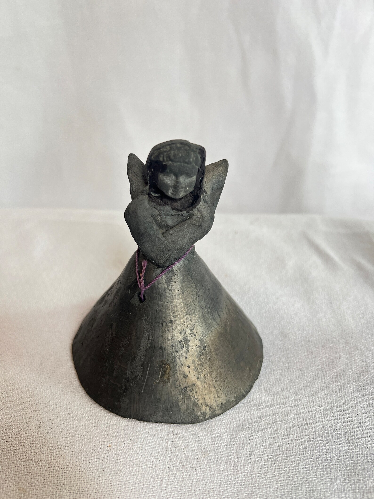 Barro Negro Clay Angel Bells, Mexican Folk Art Black Clay Angel Bells ...