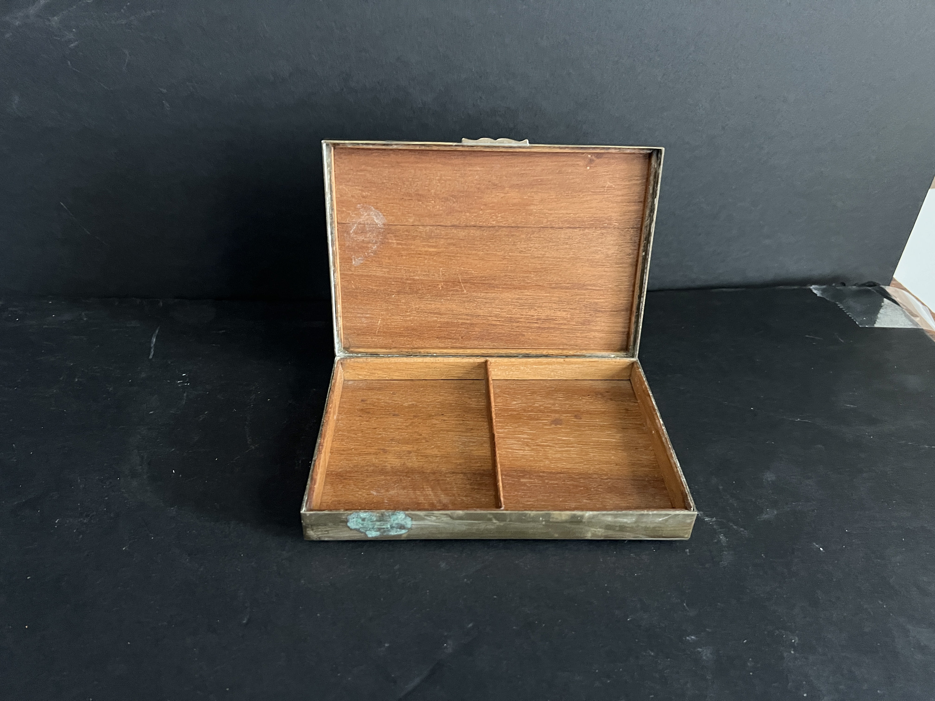 Antique Chinese Brass Enameled Box, Lucky Chinese Brass Lucky 5 Bat Box ...