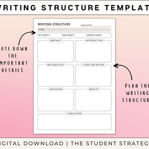 Simple Dissertation Planner | Dissertation Writing Plan for Students ...