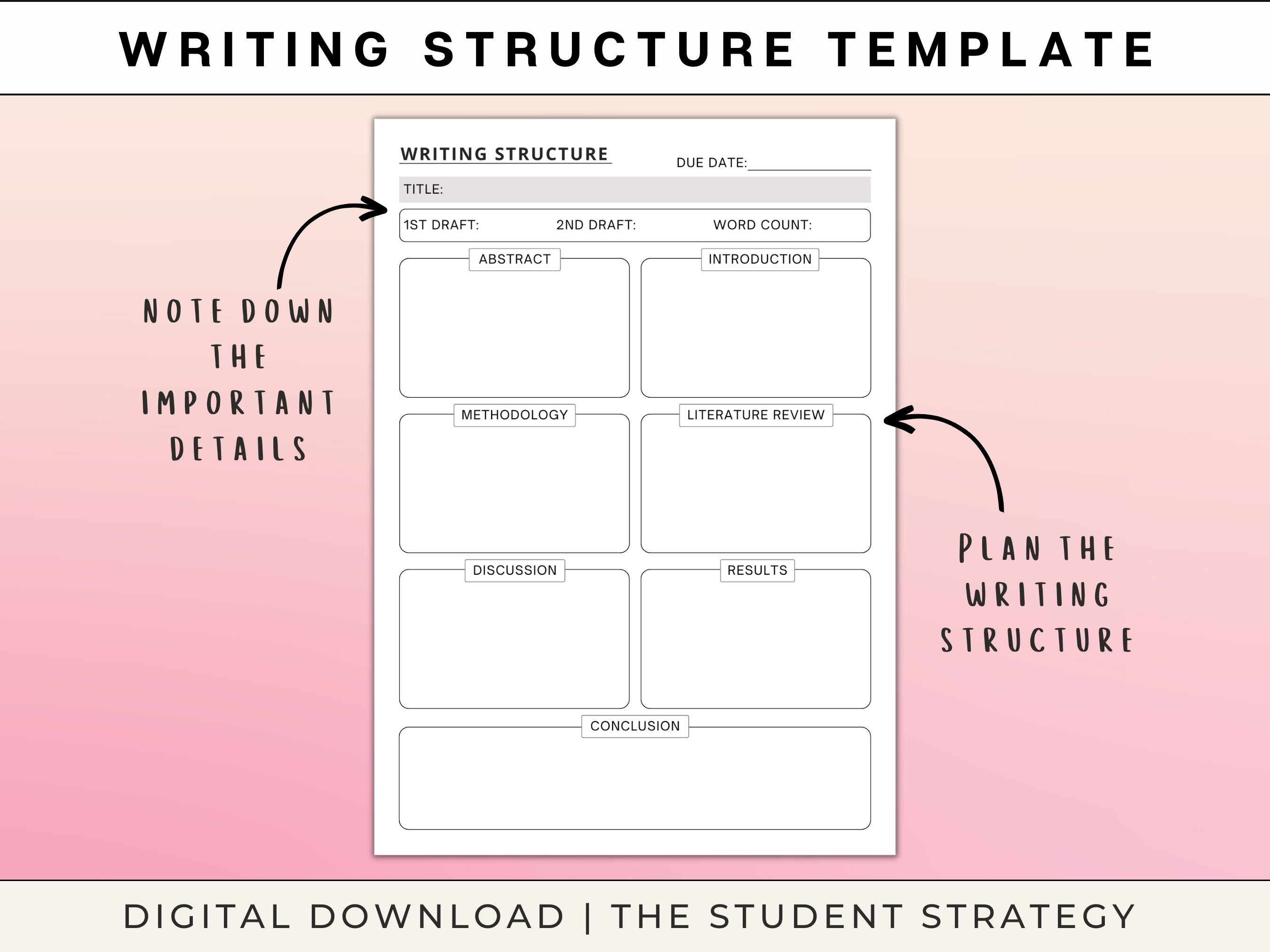 Simple Dissertation Planner | Dissertation Writing Plan for Students ... Simple Dissertation Planner | Dissertation Writing Plan for Students ...