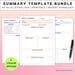 Summary Template Bundle for Students | Revision Sheets | Chapter ...