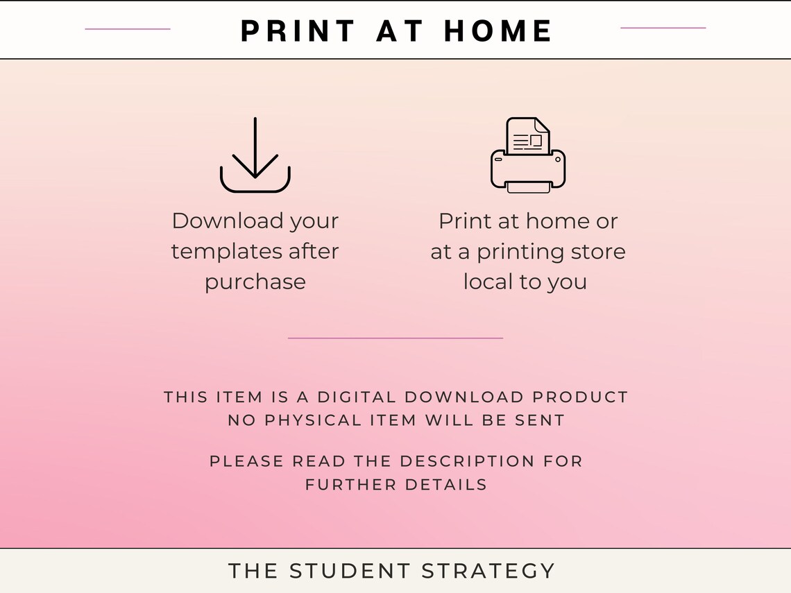 Revision Template Bundle Printable Revision Sheets for Students Exam ...
