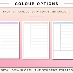 Cornell Method Student Note-taking Template | Printable Note Paper ...