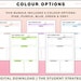 Simple Topic Summary Revision Sheet | Revision Plan Study Template ...
