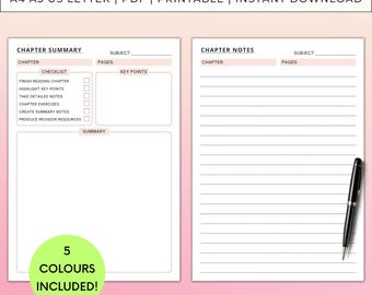 Simple Topic Summary Revision Sheet | Revision Plan Study Template ...