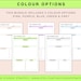 Simple Topic Summary Revision Sheet | Revision Plan Study Template ...