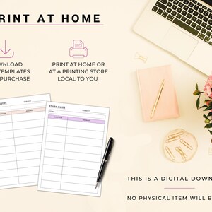Simple Study Guide Revision Sheet | Printable Q+A Revision Template for Students | Exam Prep ...