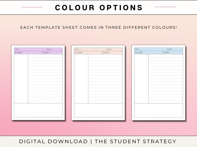 Cornell Notes Template | Lecture Notes | Cornell Method | Dot Grid ...