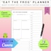 Eat the Frog | Daily Task Priority Planner | Hourly Time Blocking ...