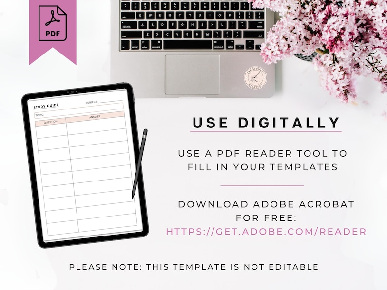 Simple Study Guide Revision Sheet | Printable Q+A Revision Template for ...