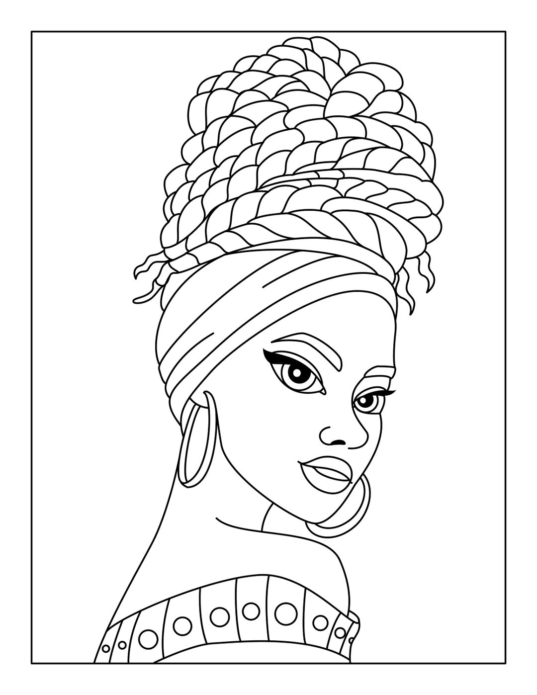 Beautiful Faces - Colouring Book - Etsy