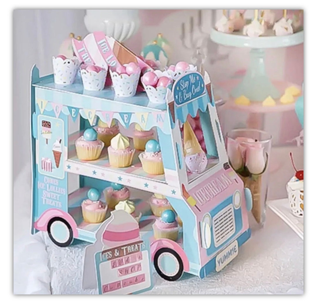 Ice Cream Van Display Stand Cupcake Stand Cake Stand Sweet - Etsy UK