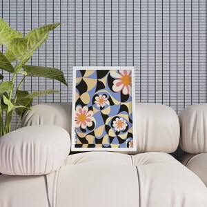 Retro Wall Printaesthetic Room Decor Happiness Groovy - Etsy