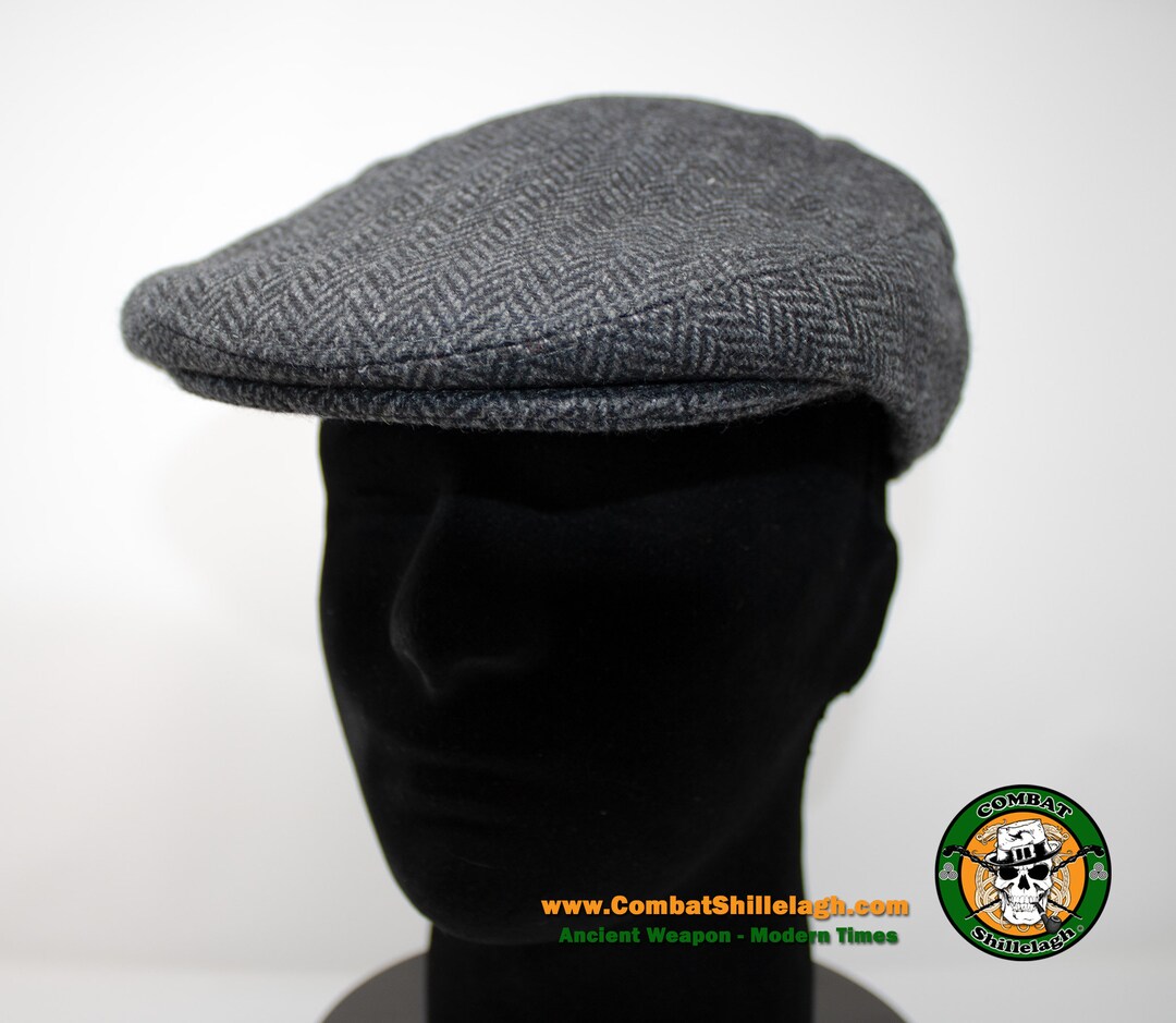 Grey Wool Flat Cap, Scally Cap, Driving Cap, Irish Cap, Ireland ...