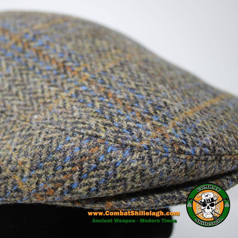 Irish Tweed Wool Scally Cap | Classic Newsboy Flat Cap | Warm Winter ...
