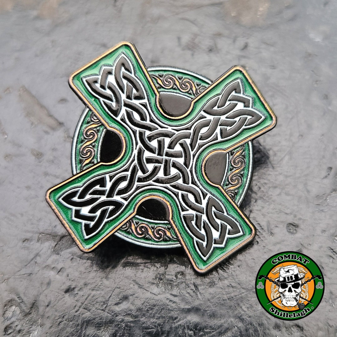 Celtic Cross Hat Pin, Irish Flat Cap Accessory, Gifts for Him - Etsy