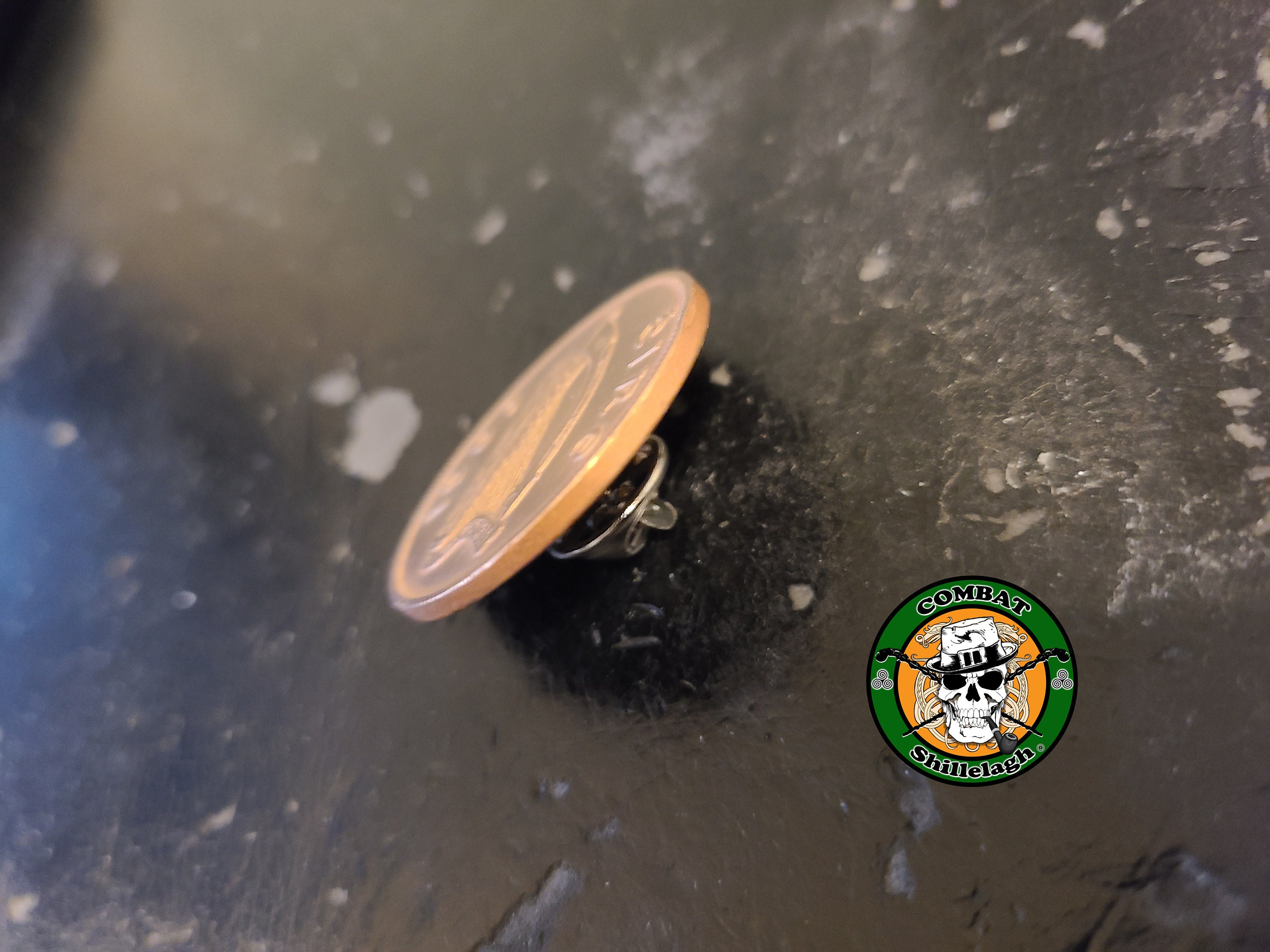 Irish Coin 1p Harp Hat Pin for Your Flat Cap or Scally Cap, Ireland ...