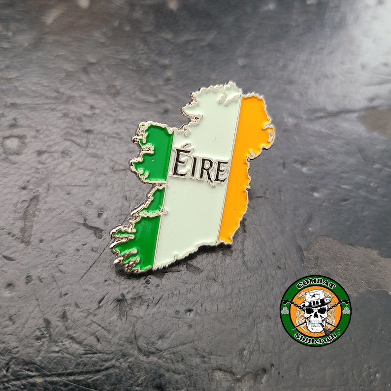 Ireland Map Hat Pin, Irish Flag Enamel Lapel Pin, Gifts for Him - Etsy