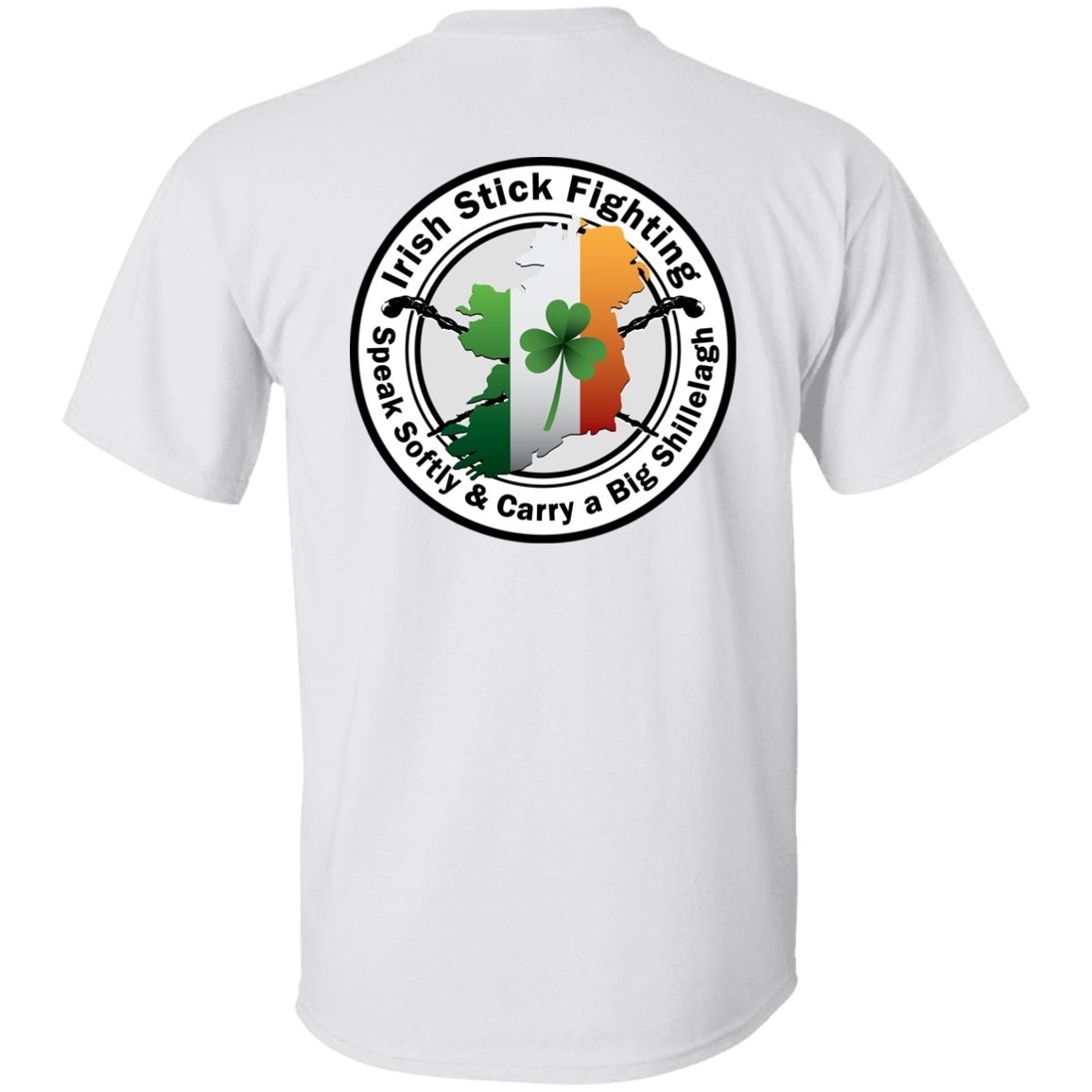Speak Softly and Carry a Big Shillelagh Short Sleeve T-shirt, Ireland ...