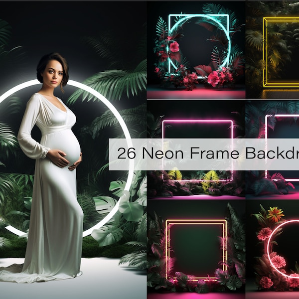 Neon Photo Backdrop - Etsy