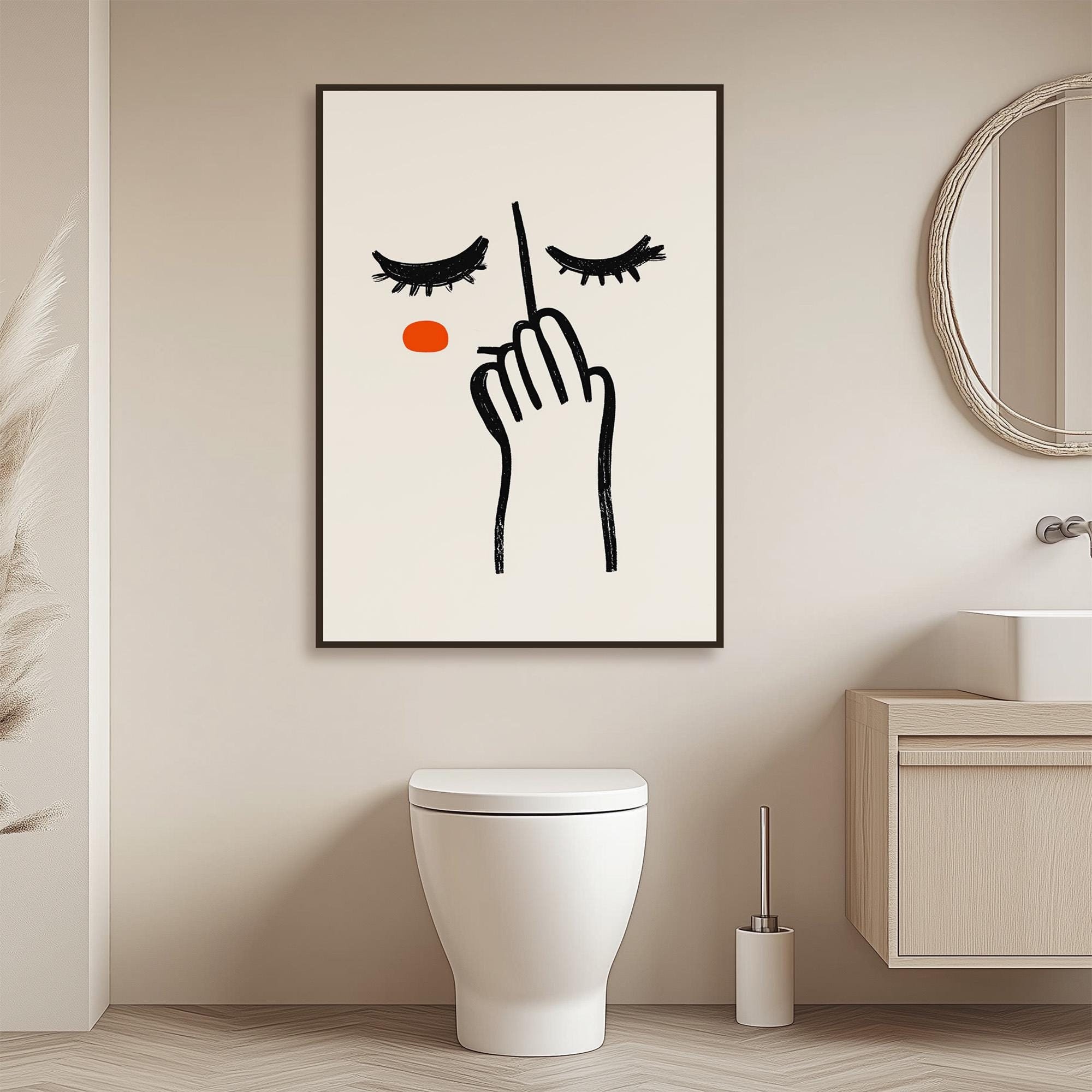 Printable Smelly Toilet Poster - Digital Download - Child's Drawing ...