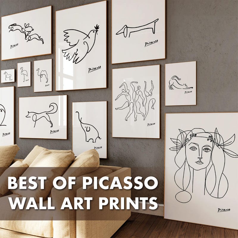 Picasso Print Set - Etsy