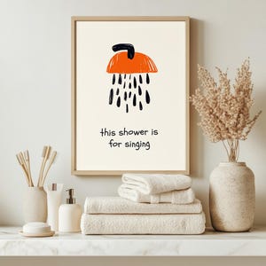Printable This Shower is for Singing Poster - Instant Download - Funny ...