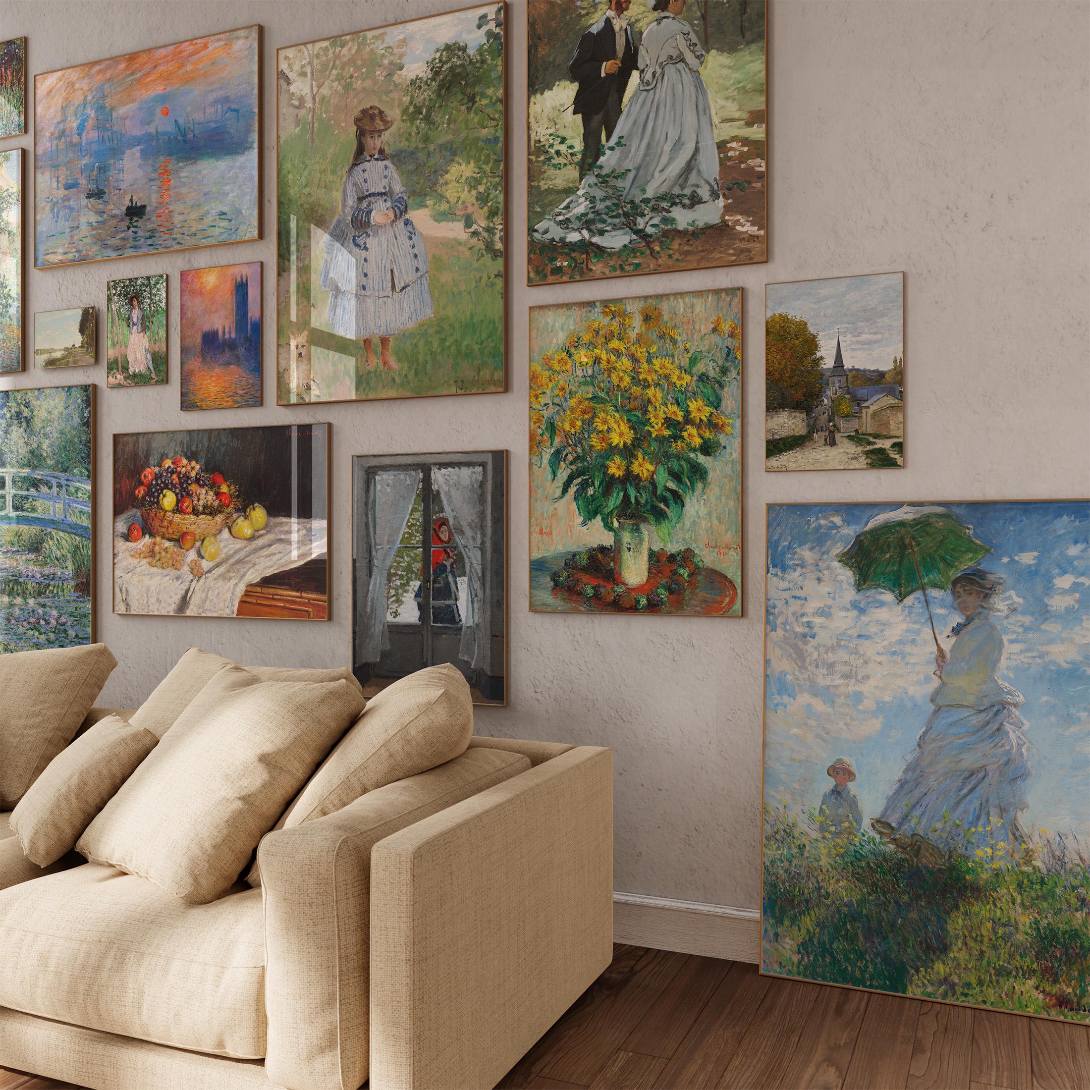 150 Most Famous Claude Monet Paintings - BEST QUALITY - Vintage Wall ...