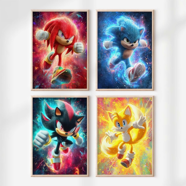 Sonic Poster - Etsy UK