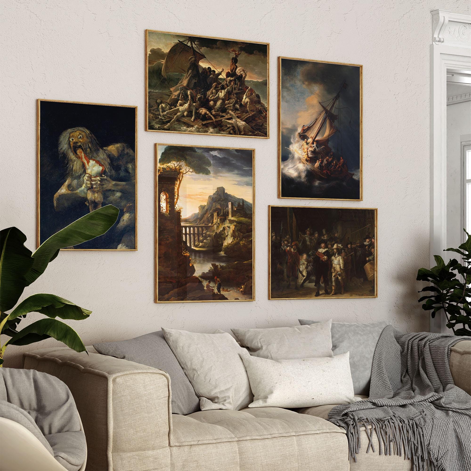 100 Most Famous Paintings - Vintage Wall Art Prints Bundle ...