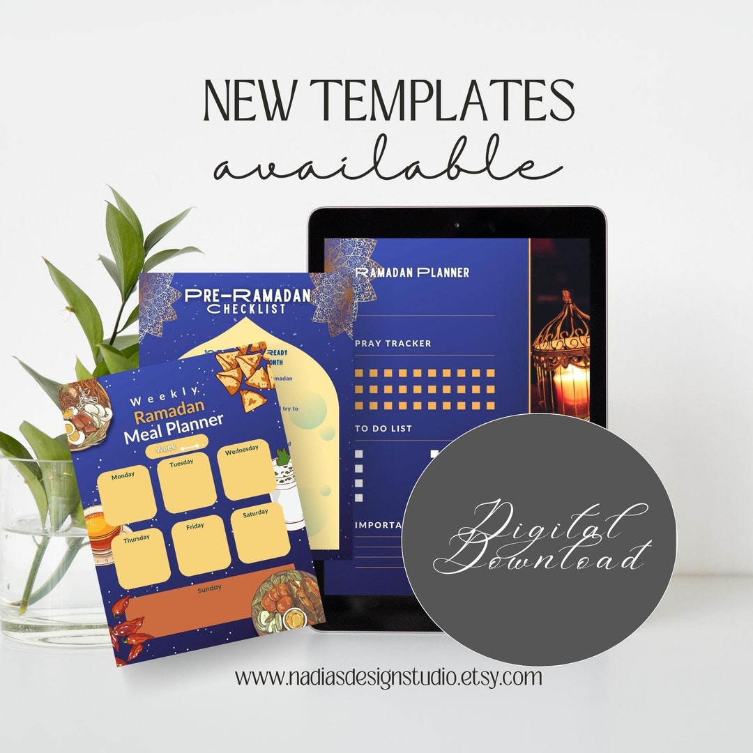 Ramadan Planner: Islamic Digital Organizer (PDF) - Etsy