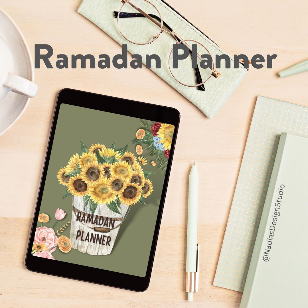 Ramadan Planner, Islamic Organizer, Printable Planner, Ramadan Journal ...