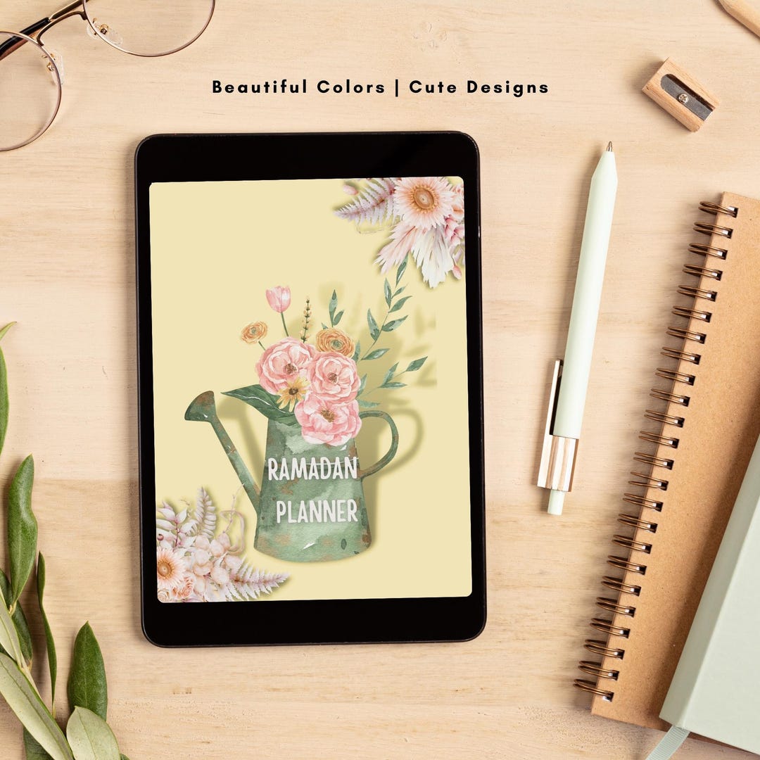 Ramadan Planner: Islamic Organizer, Minimalist Design (digital Download ...