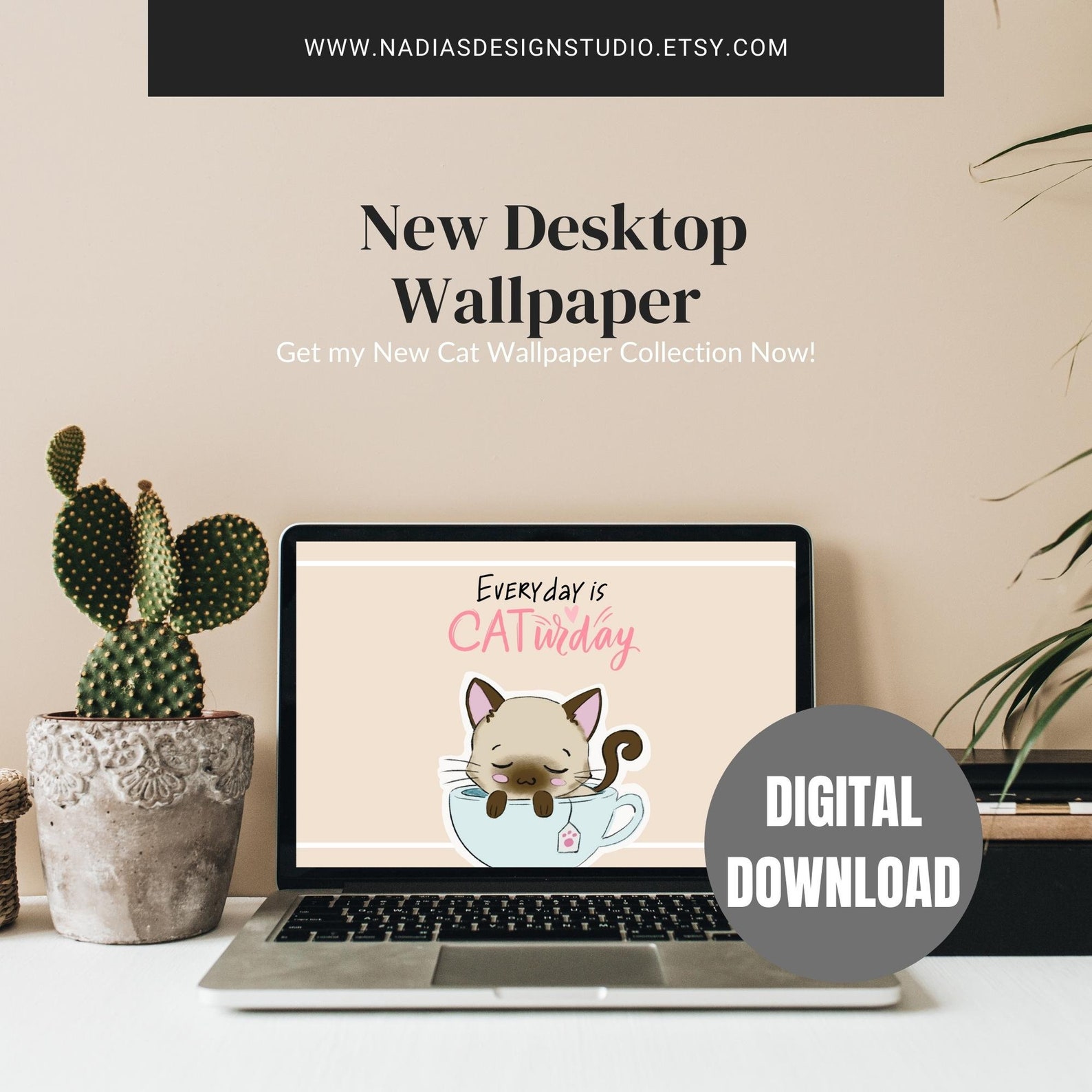 Desktop Wallpaper; Cute Cat Wallpaper; Mac Windows Backdrop; Minimalist ...