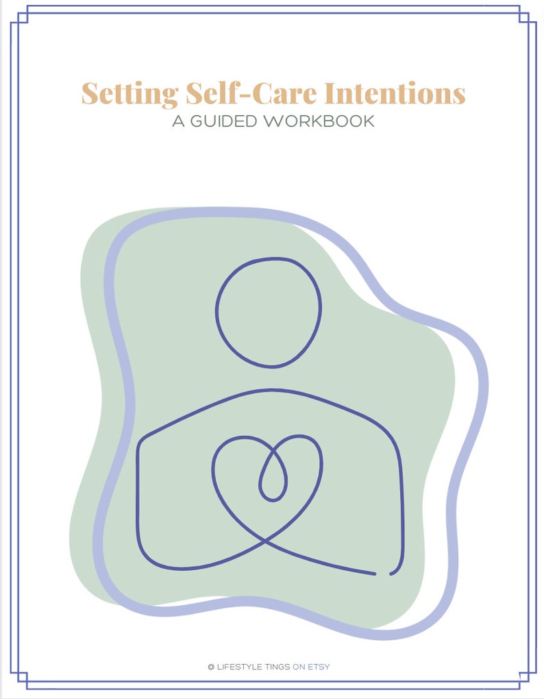 Self-care Workbook | Self-care Planner | "setting Self-care Intentions ...